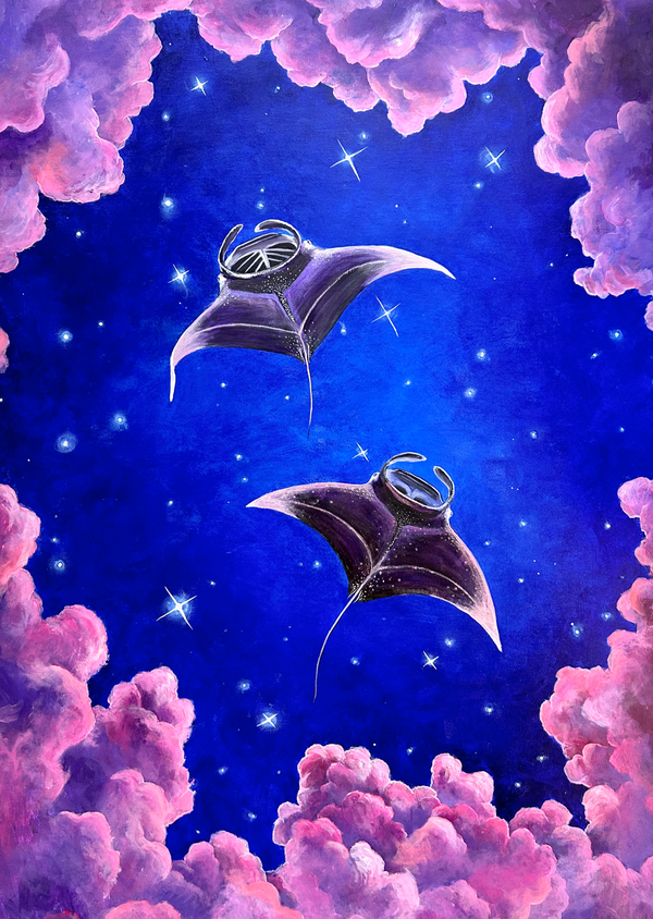 Stingrays in flight – Maria Umanets